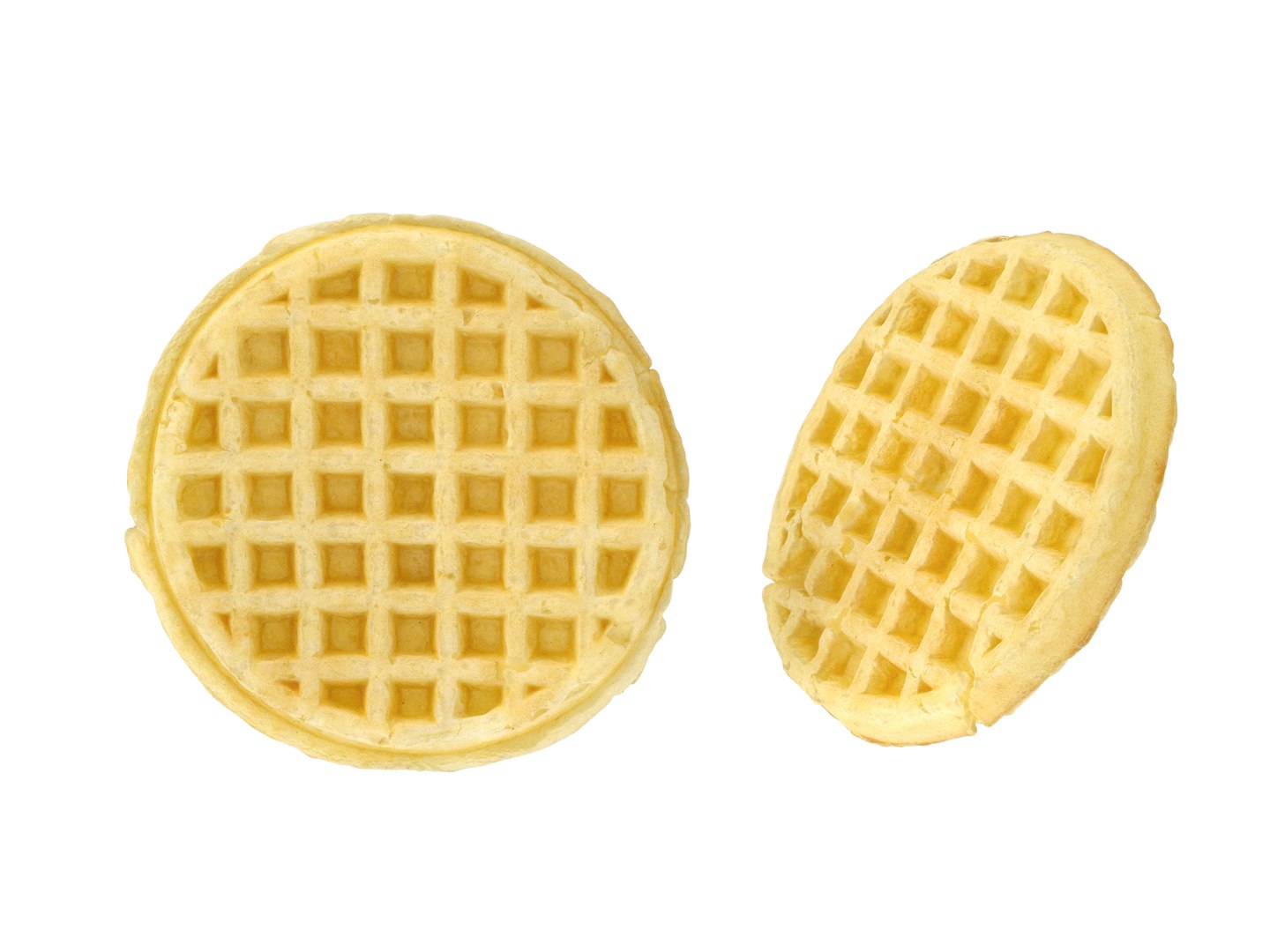 Waffle Round 3D - TurboSquid 2098443