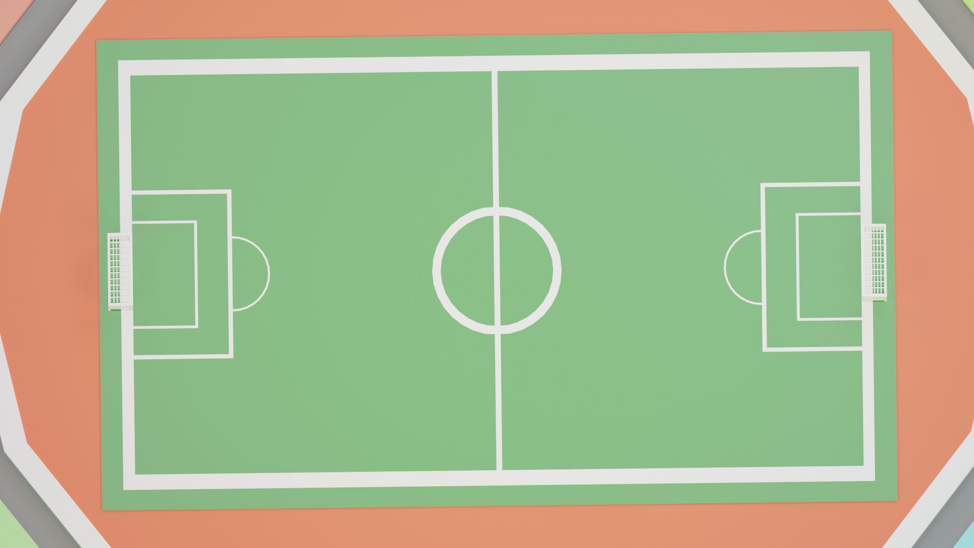 3D cartoon stadium 01 model - TurboSquid 1901011