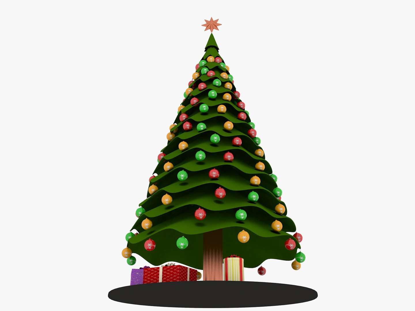 Christmas Tree 3D Model - TurboSquid 2134552