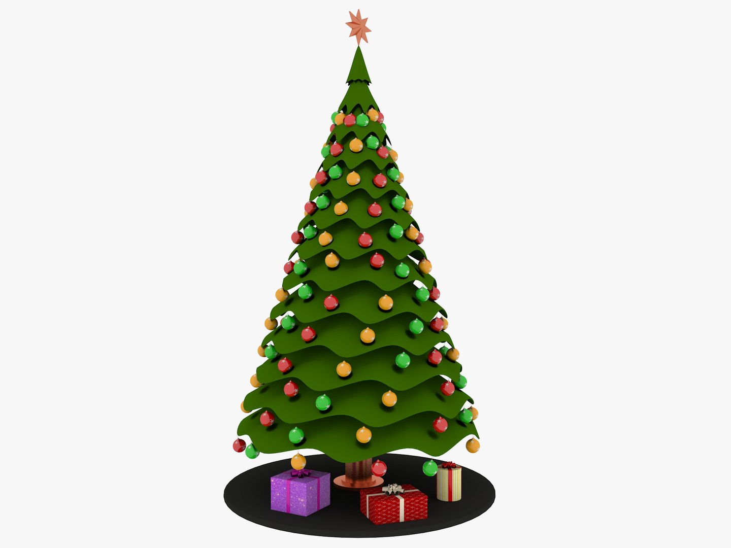 Christmas Tree 3D Model - TurboSquid 2134552