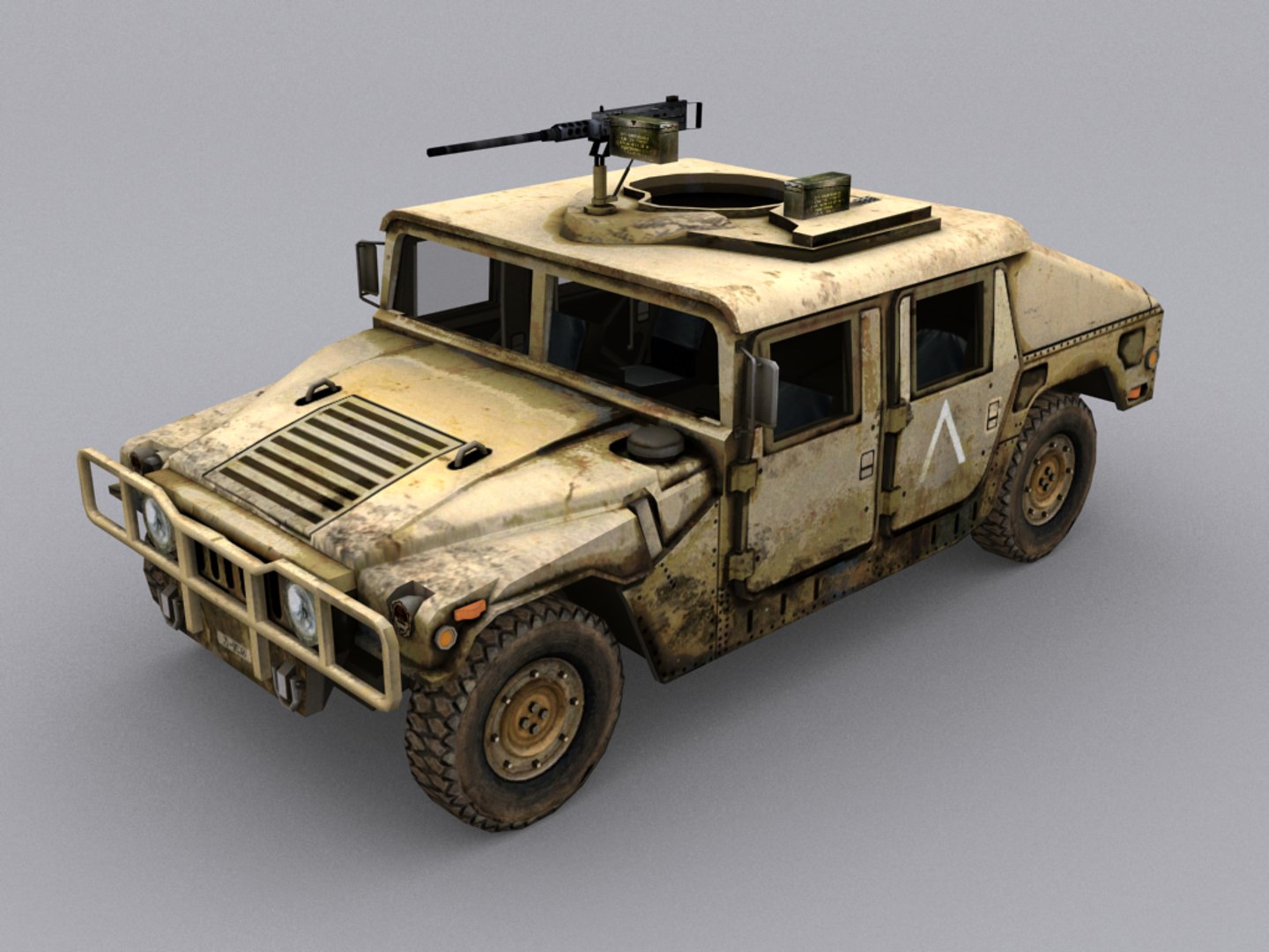 3D Hmmwv Humvee Model - TurboSquid 1538036