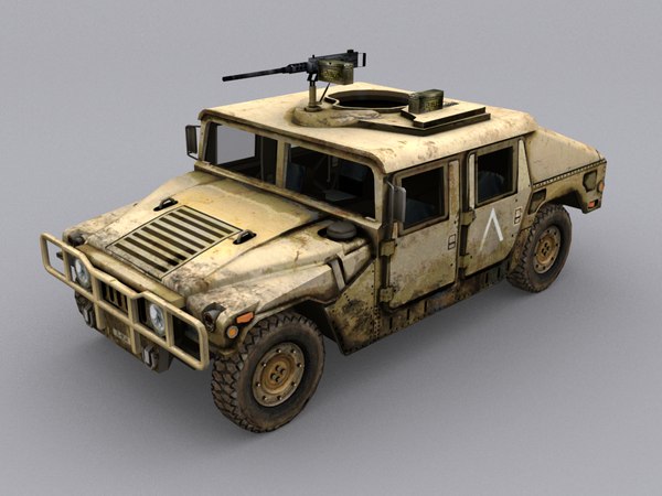 3D hmmwv humvee model - TurboSquid 1538036