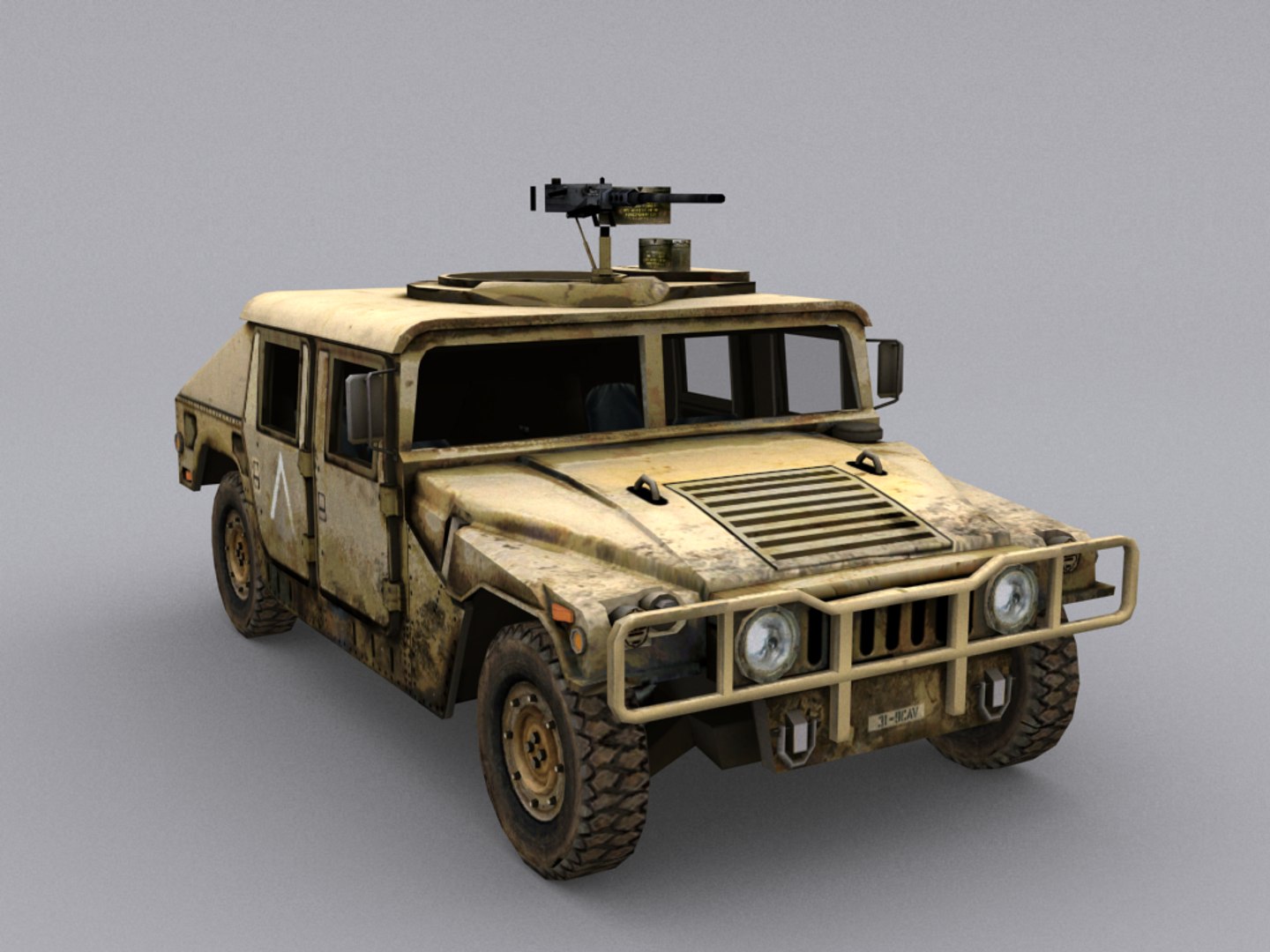 3D Hmmwv Humvee Model - TurboSquid 1538036