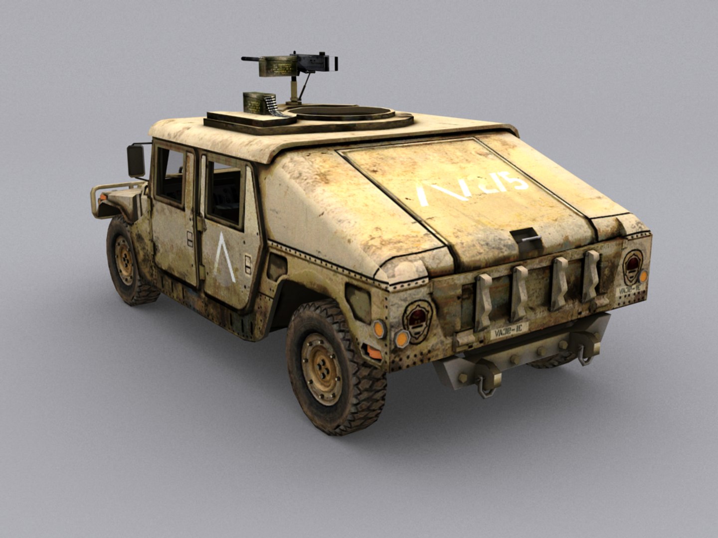 3D Hmmwv Humvee Model - TurboSquid 1538036