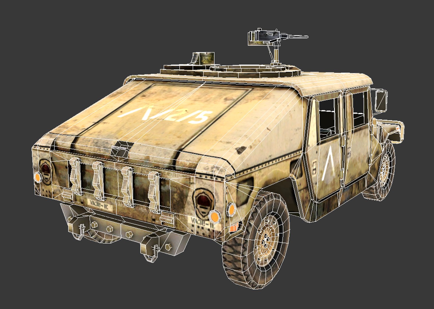 3D Hmmwv Humvee Model - TurboSquid 1538036