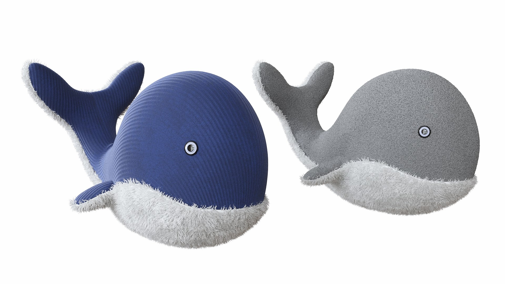 3D Model Whale Soft Toy - TurboSquid 1852710