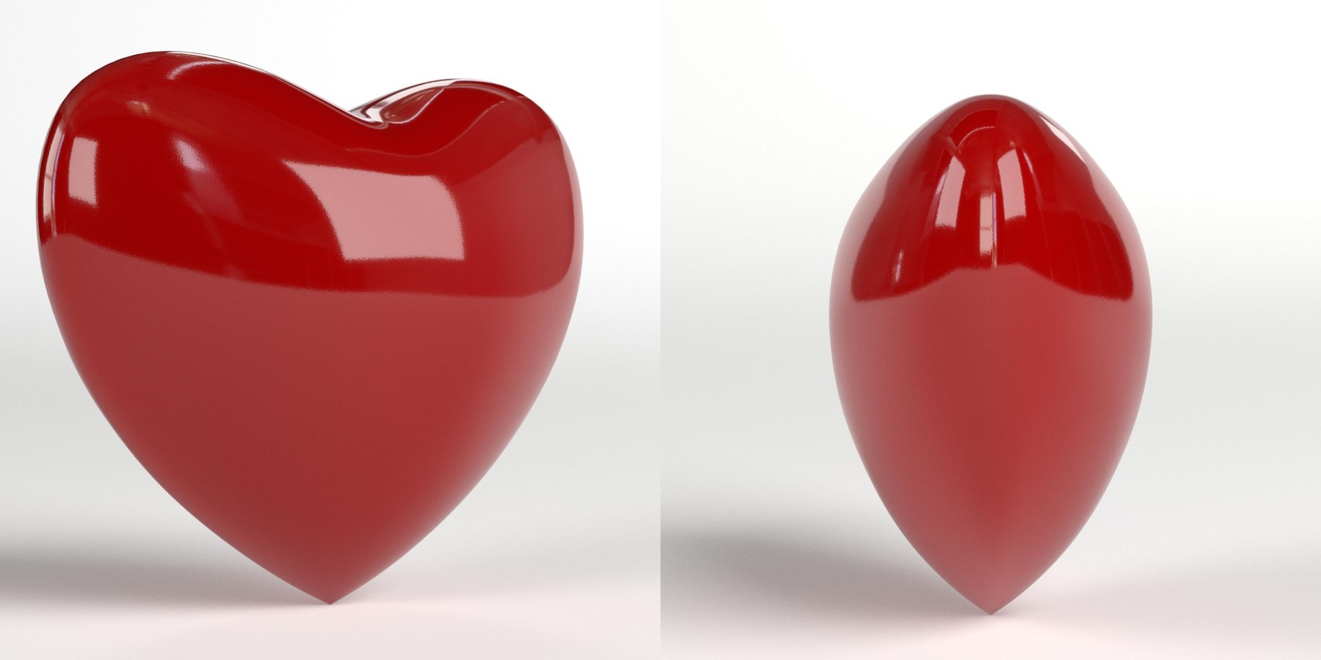 Heart Shape 3D Model - TurboSquid 1425032