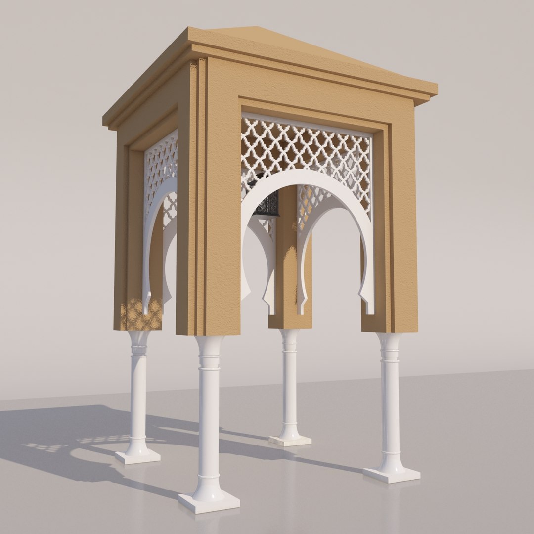 Traditional moroccan door 3D model - TurboSquid 1381083