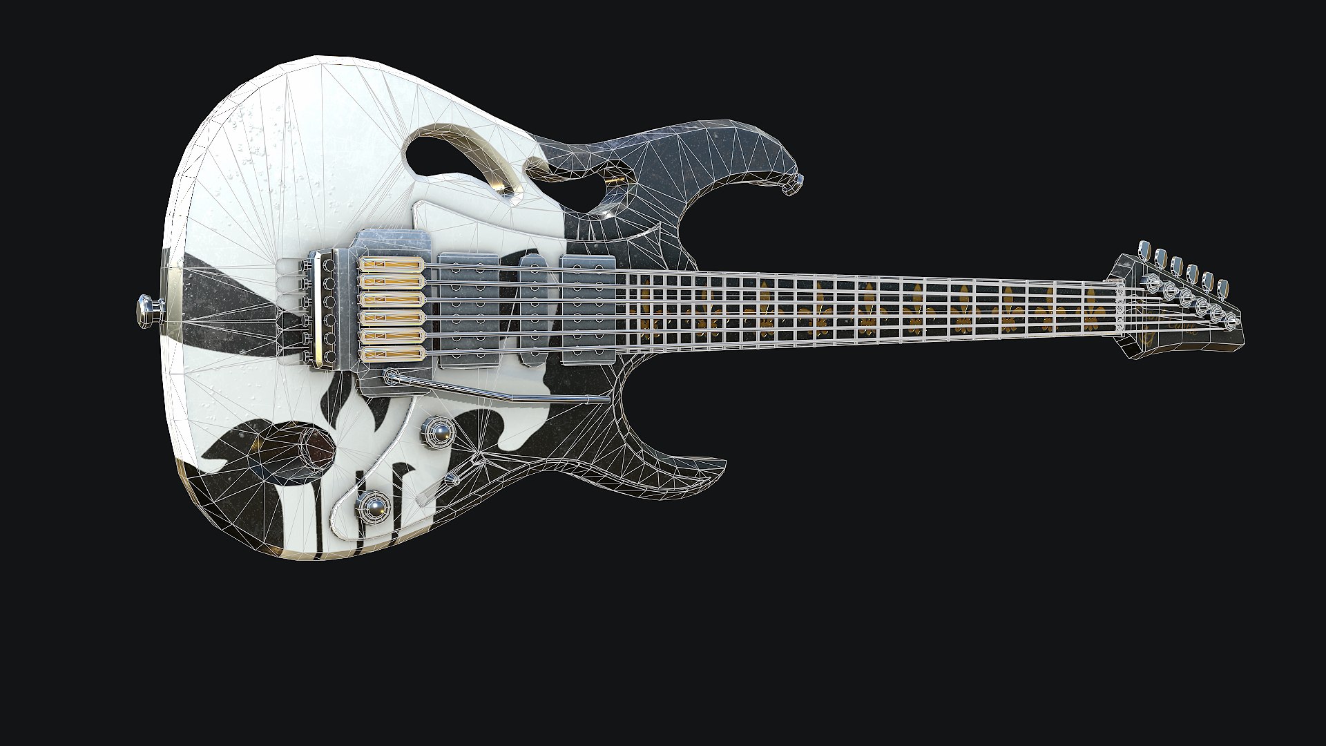 3D model guitar electro - TurboSquid 1708929