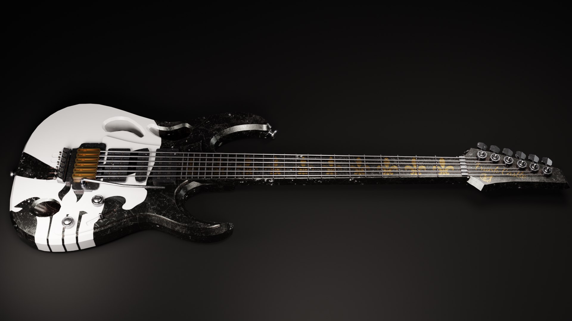 3D model guitar electro - TurboSquid 1708929