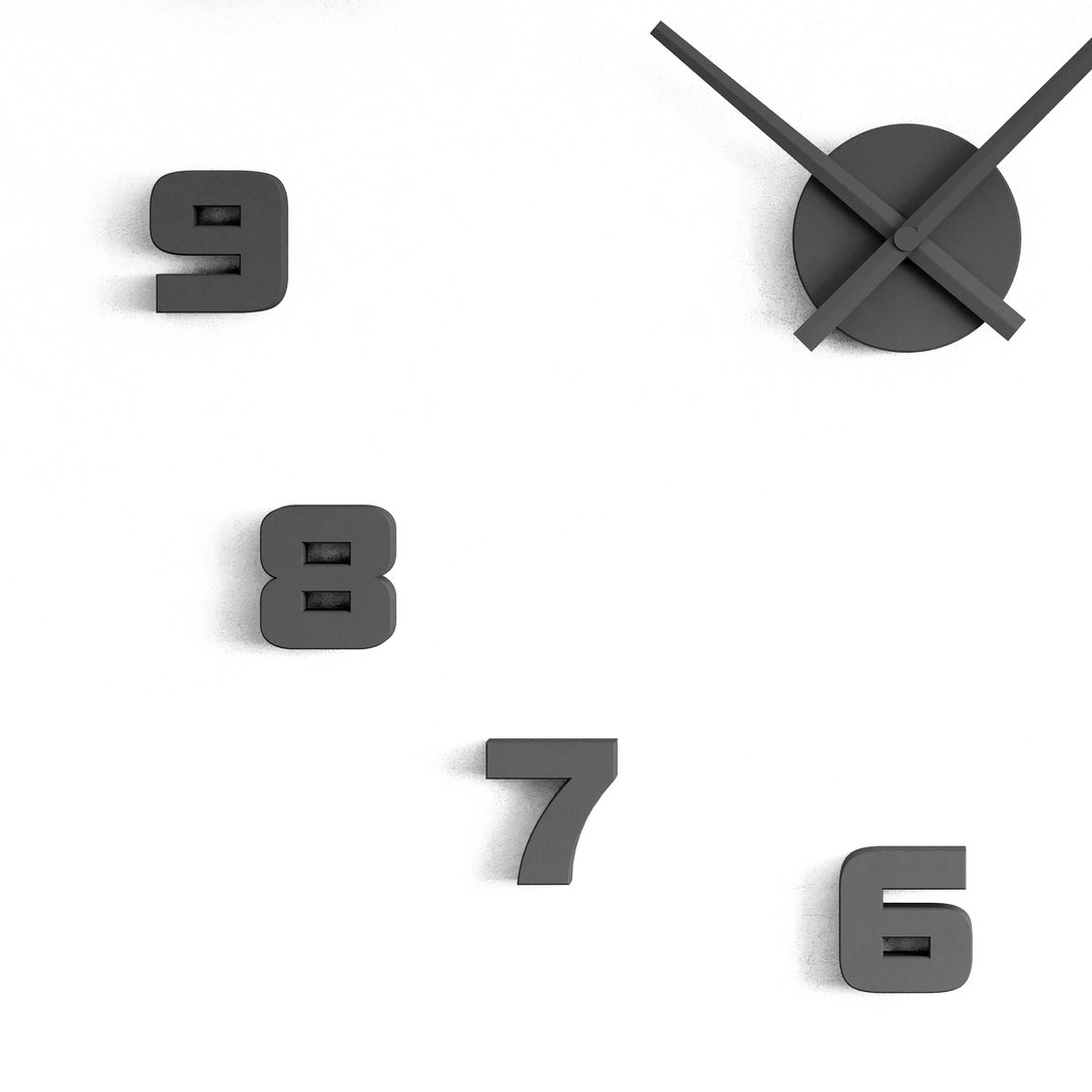 Wall Clock Set 96 Model - TurboSquid 1947673