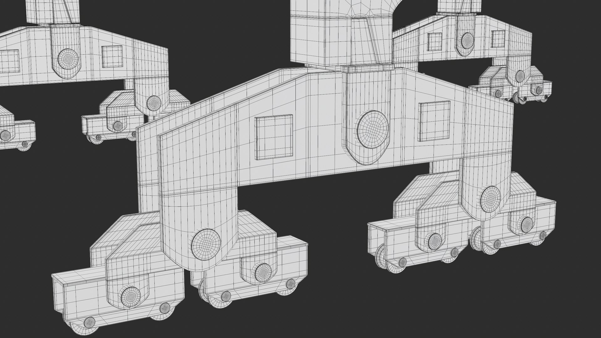 Port Crane Orange PBR 3D Model - TurboSquid 2022248