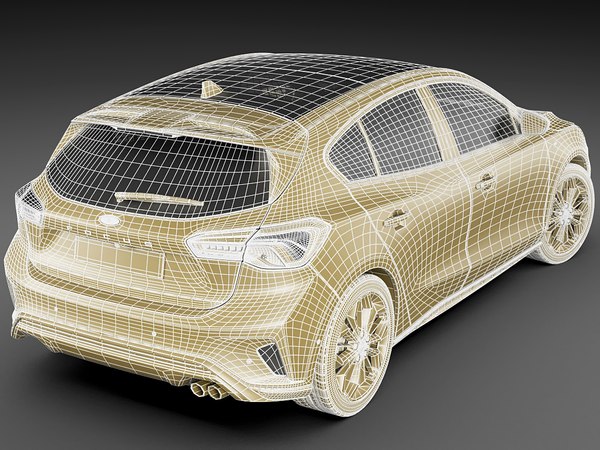 modelo 3d Ford Focus 2019 ST-line - TurboSquid 1347924