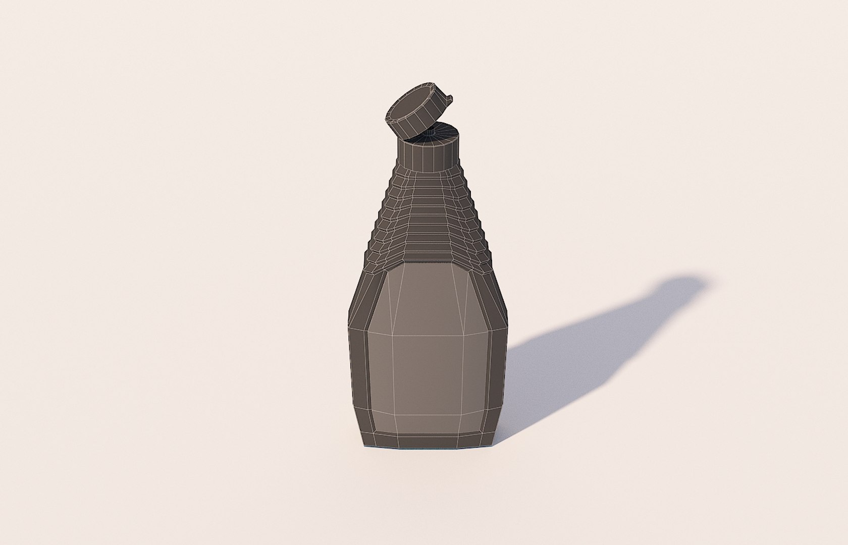 Syrup Bottle 3D Model - TurboSquid 1578851