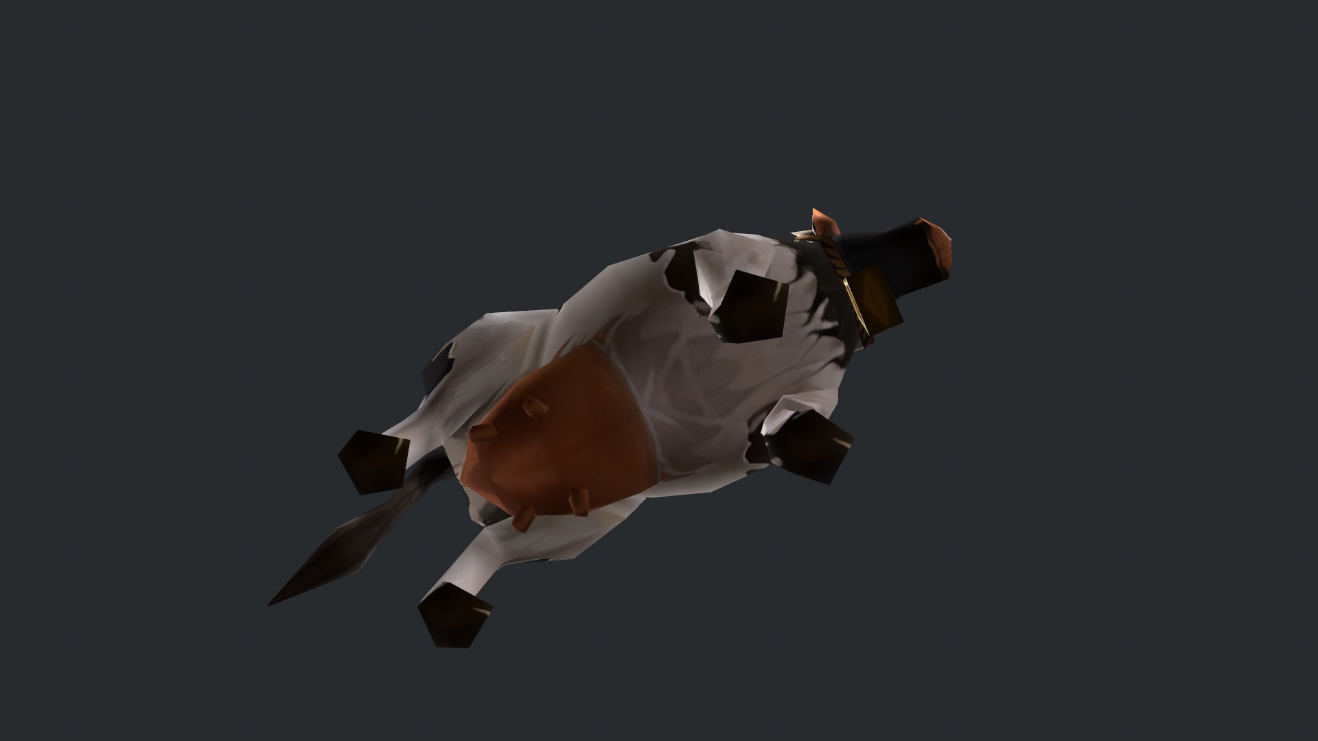 3D Animated Cow - TurboSquid 2264605
