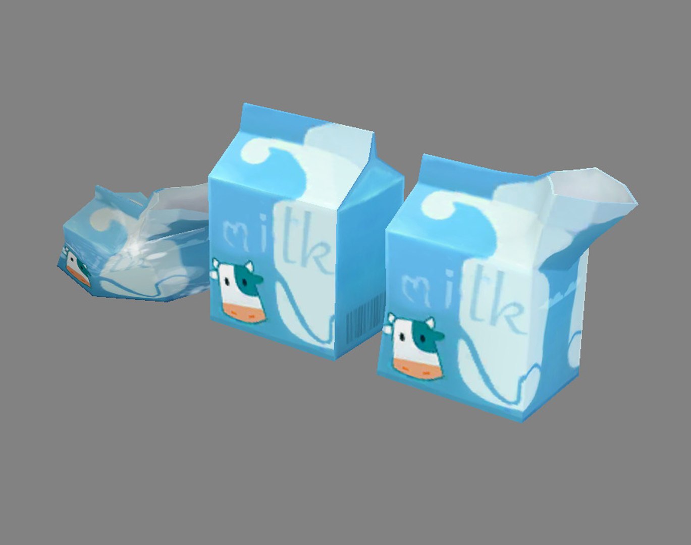 Garbage Milk 3D Model - TurboSquid 1679255