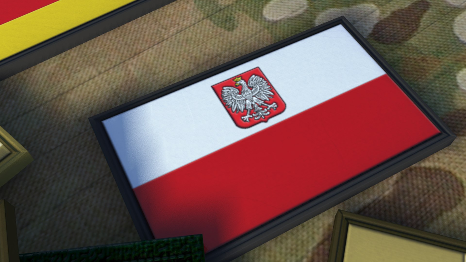 Velcro Flag Patches 3d Model