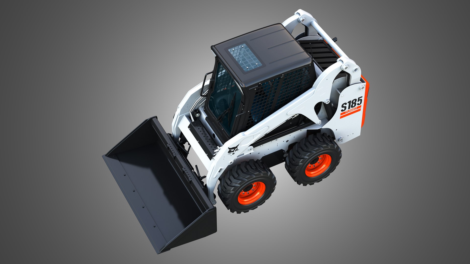 S185 Skid Steer 3D Model - TurboSquid 2136288