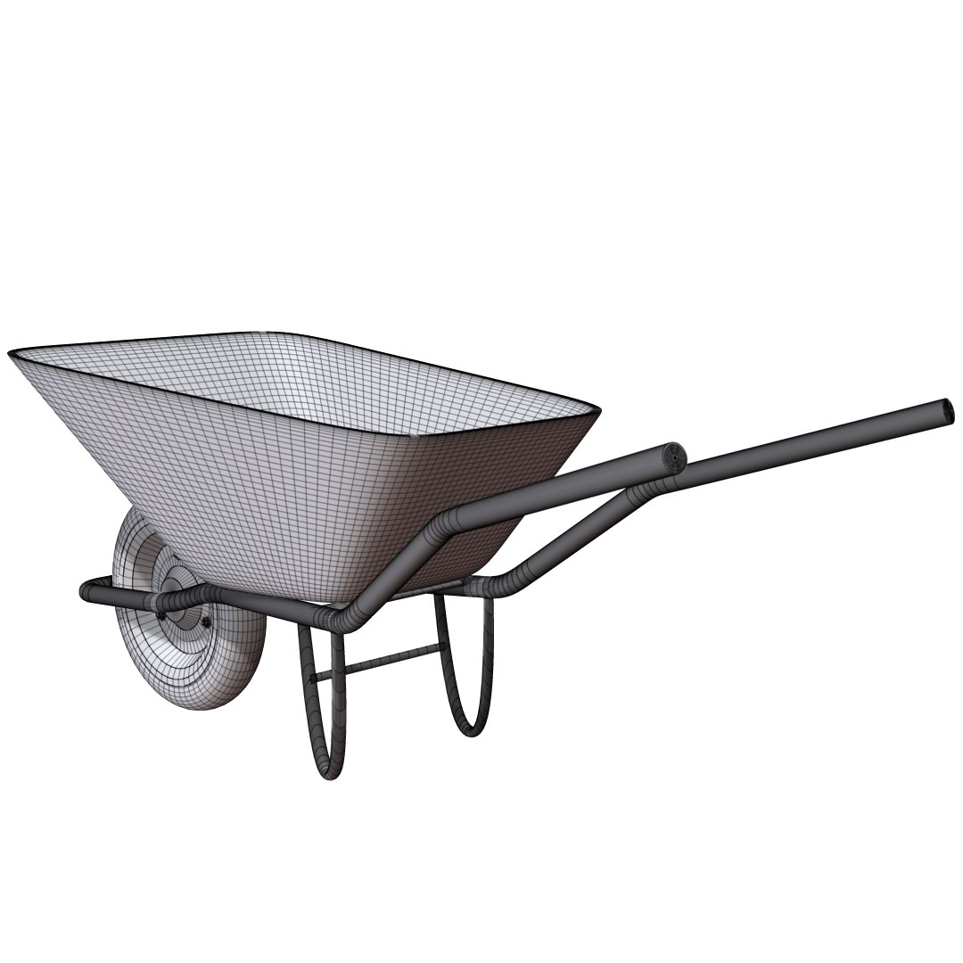 Construction Push Cart 3D Model - TurboSquid 1294811