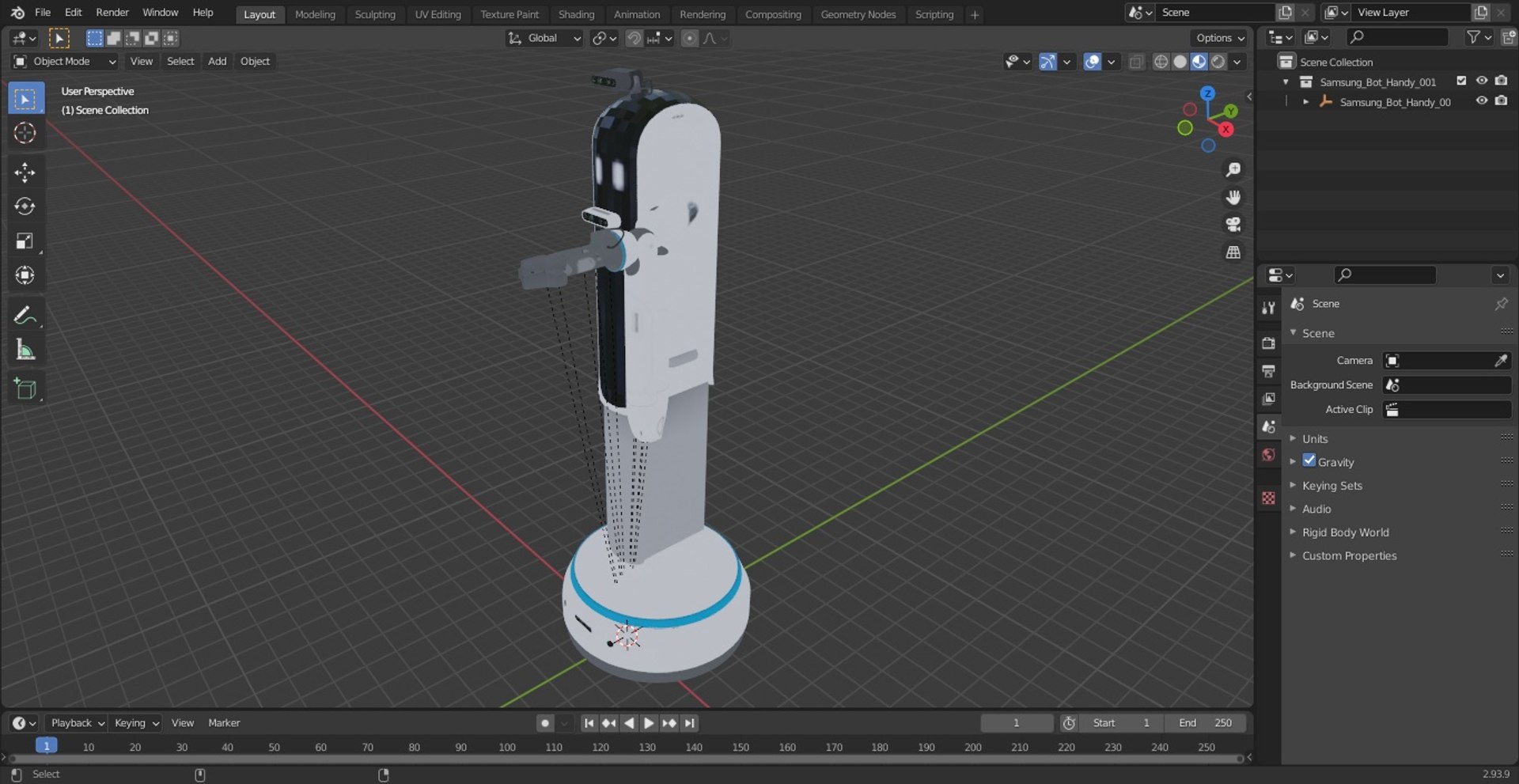 Samsung Bot Handy 3D model - TurboSquid 1922227