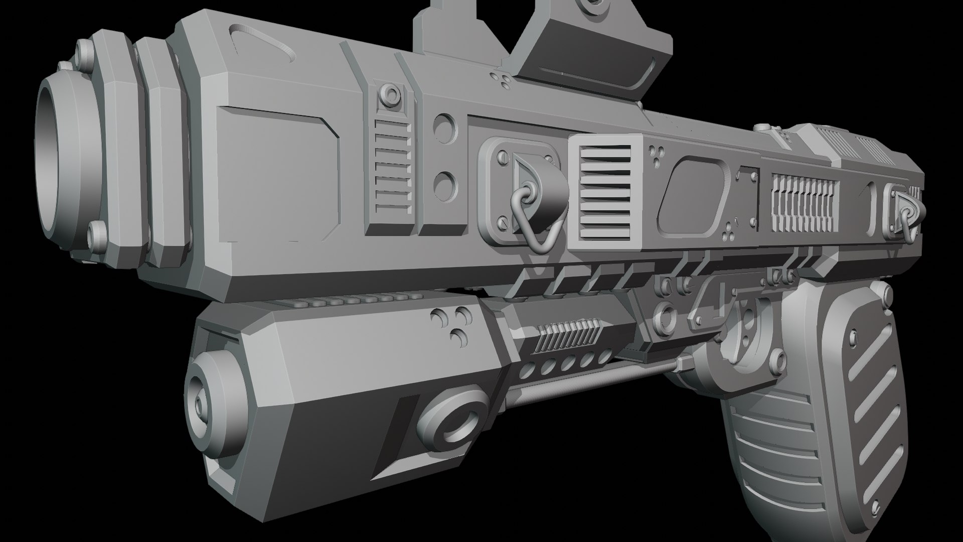 3D Blake Handgun 01 - TurboSquid 1736694