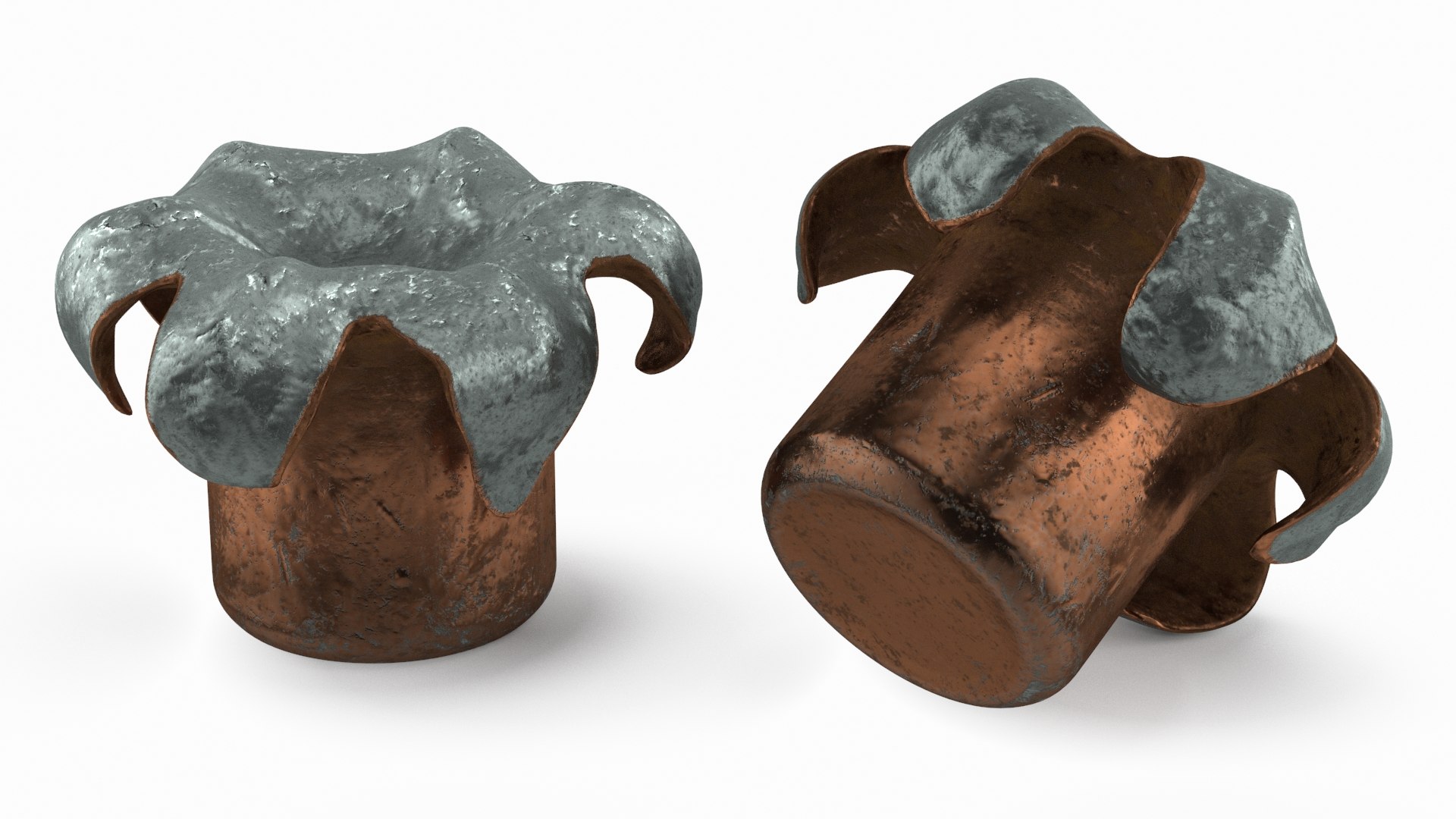 3D Impact Bullet Lead Model - TurboSquid 2282948