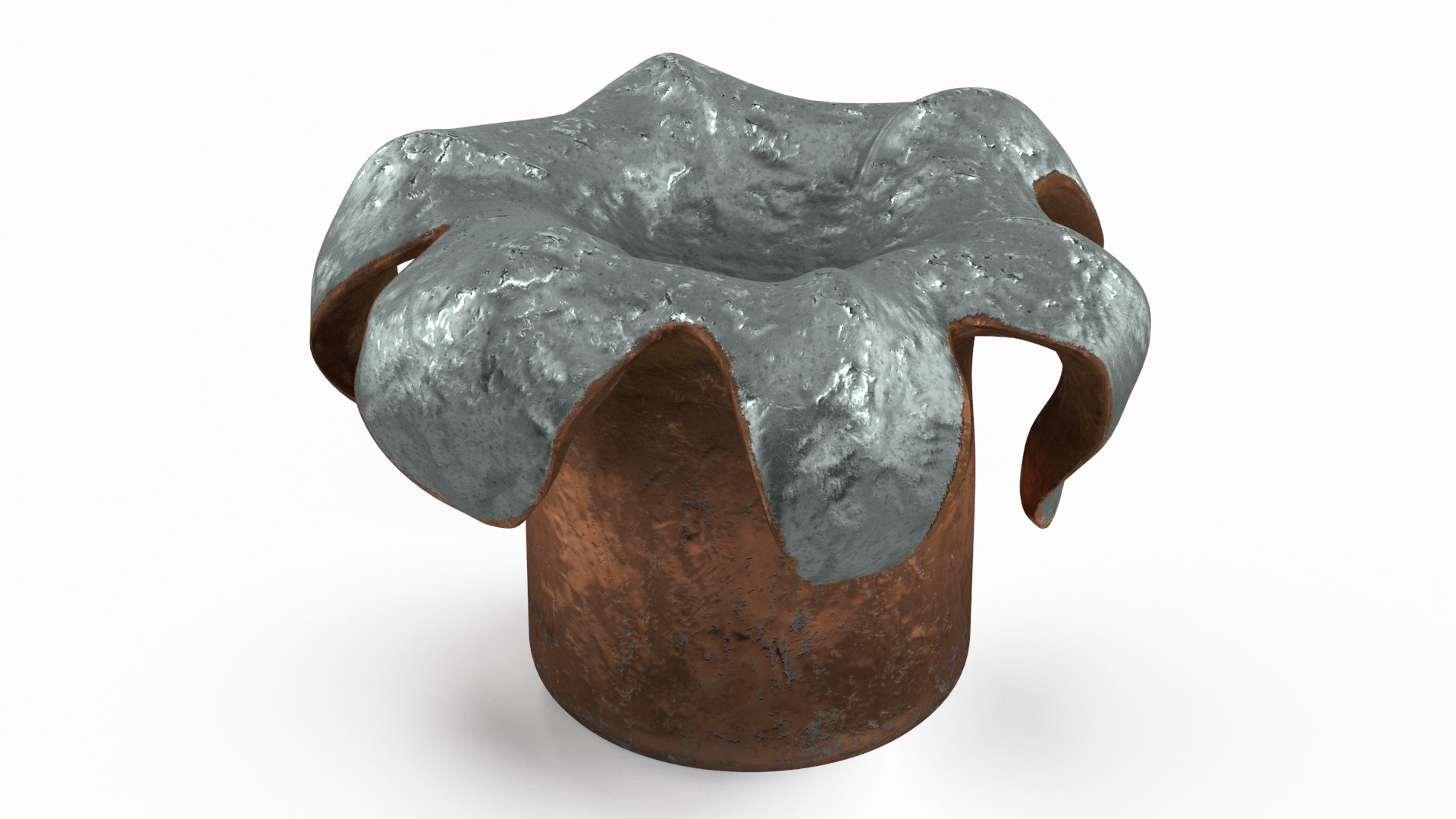 3D Impact Bullet Lead Model - TurboSquid 2282948