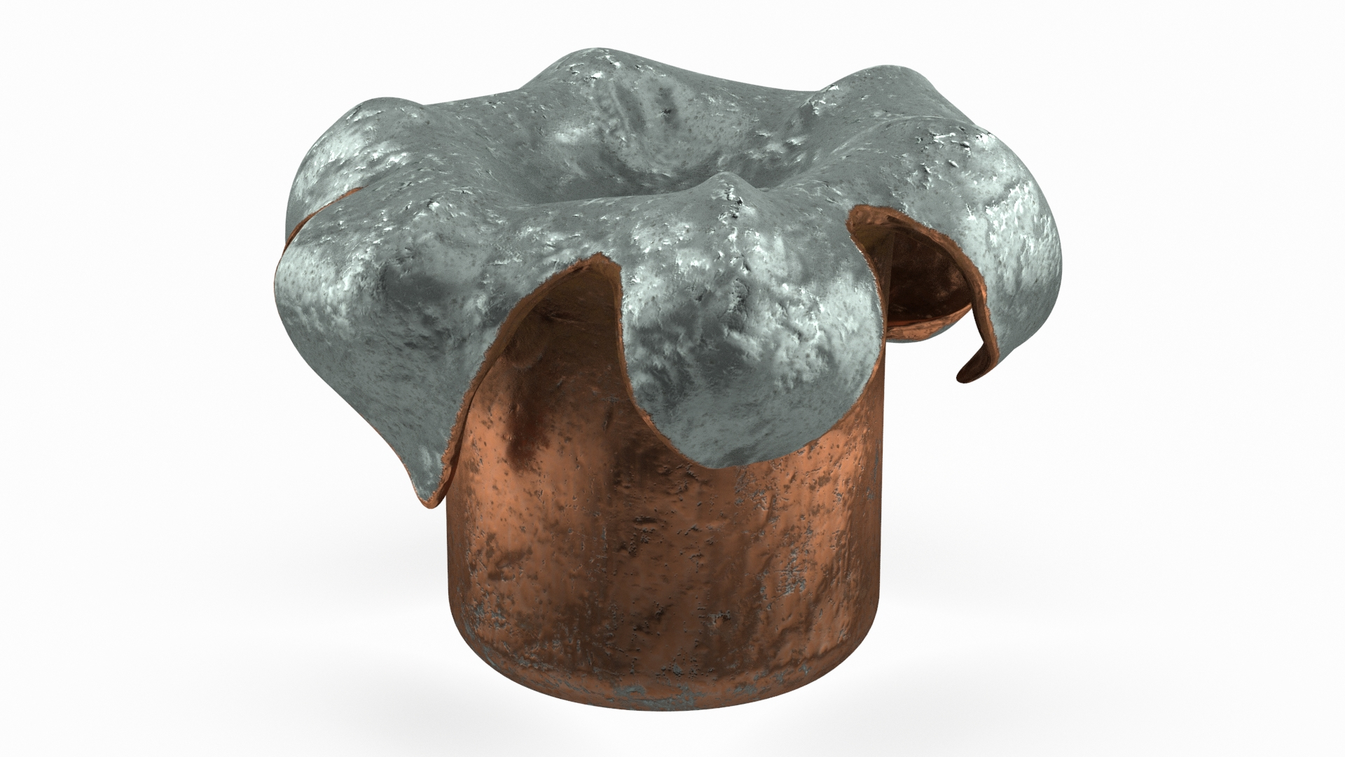 3D Impact Bullet Lead Model - TurboSquid 2282948