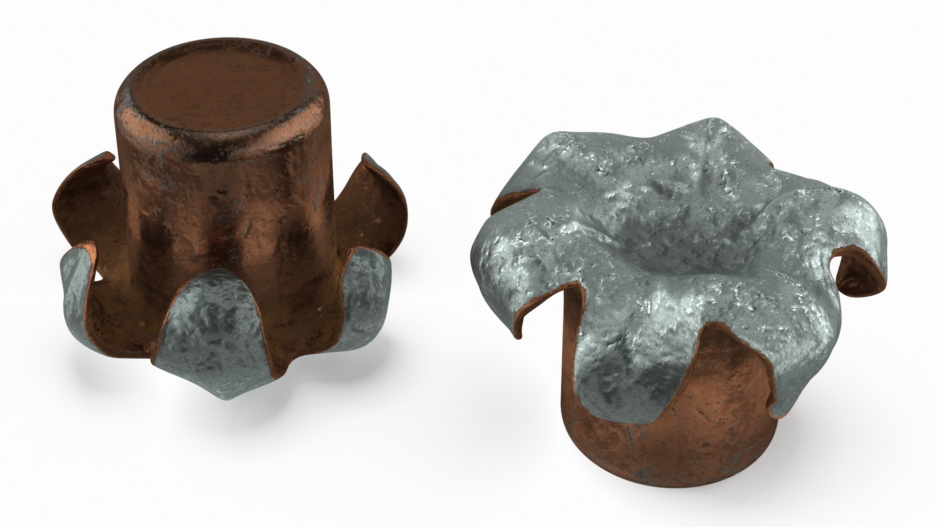 3D Impact Bullet Lead Model - TurboSquid 2282948