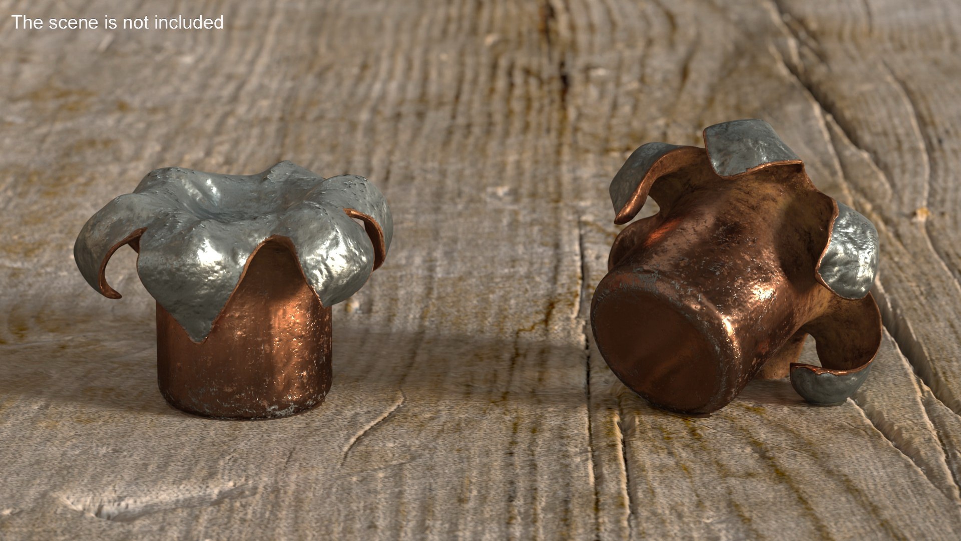 3D Impact Bullet Lead Model - TurboSquid 2282948