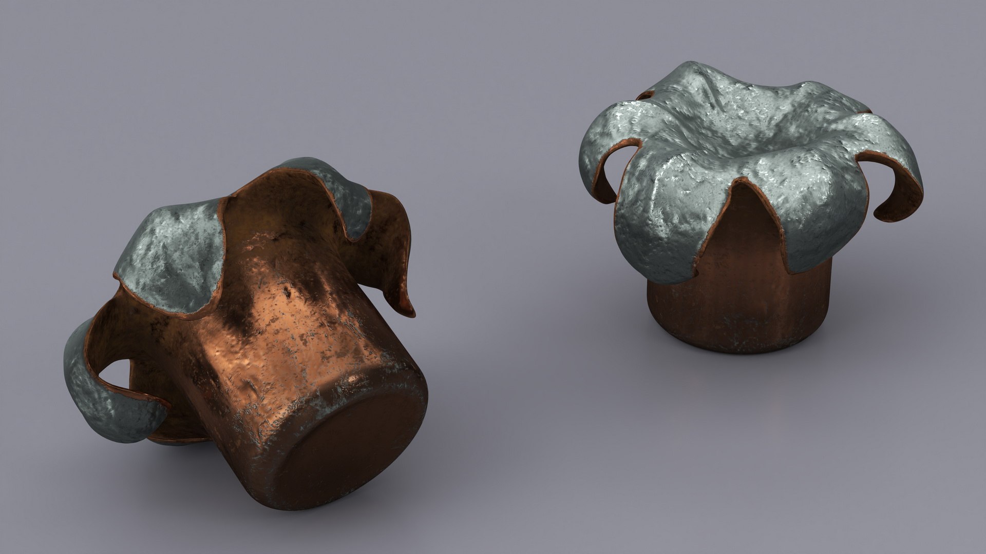 3D Impact Bullet Lead Model - TurboSquid 2282948