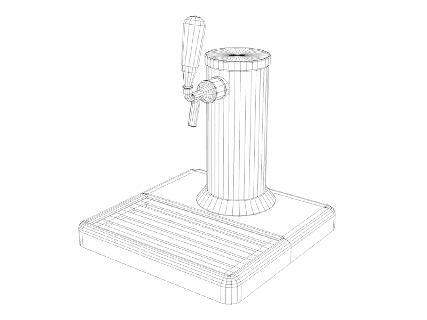 Beer Tap 3d C4d