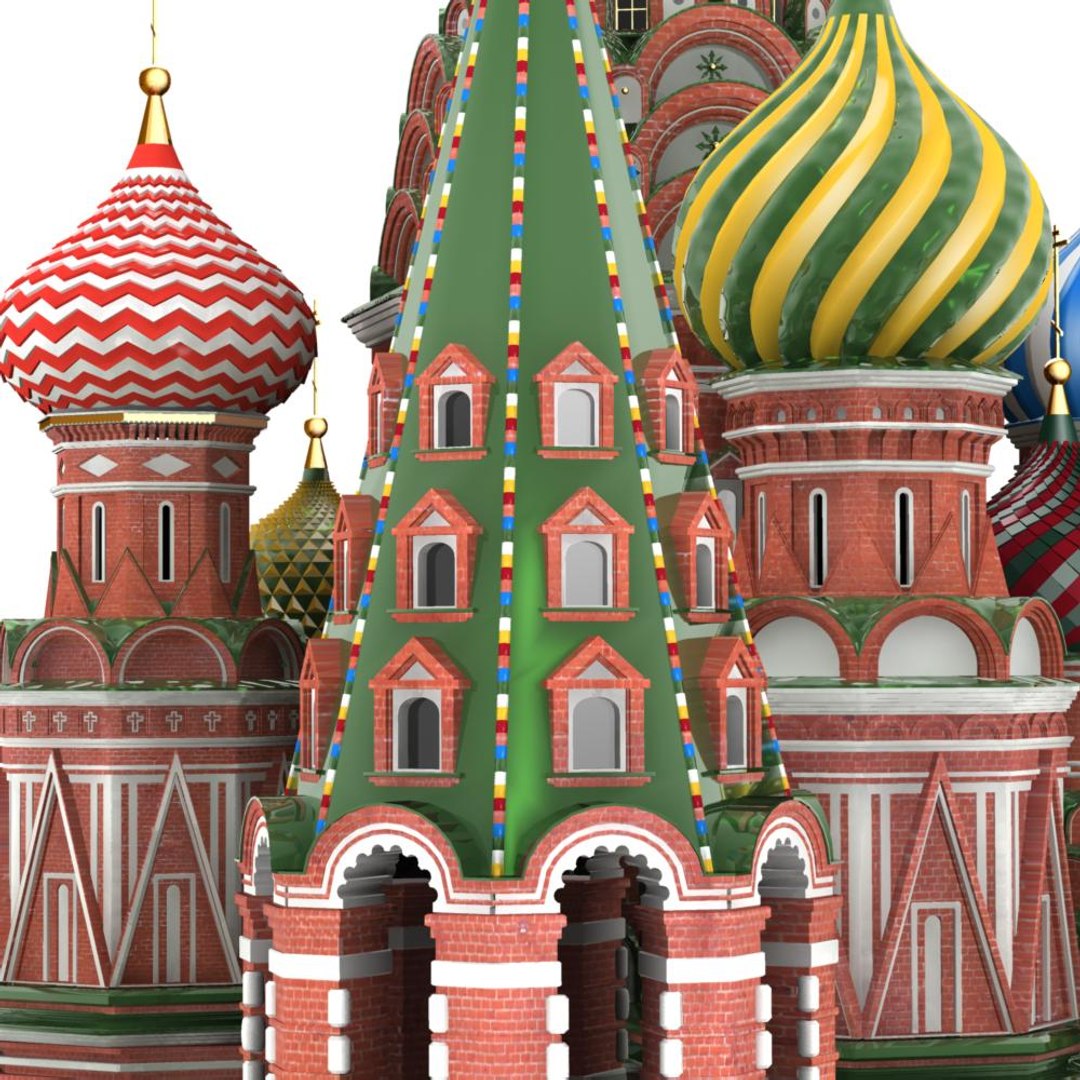 moscow st basil s cathedral 3d model