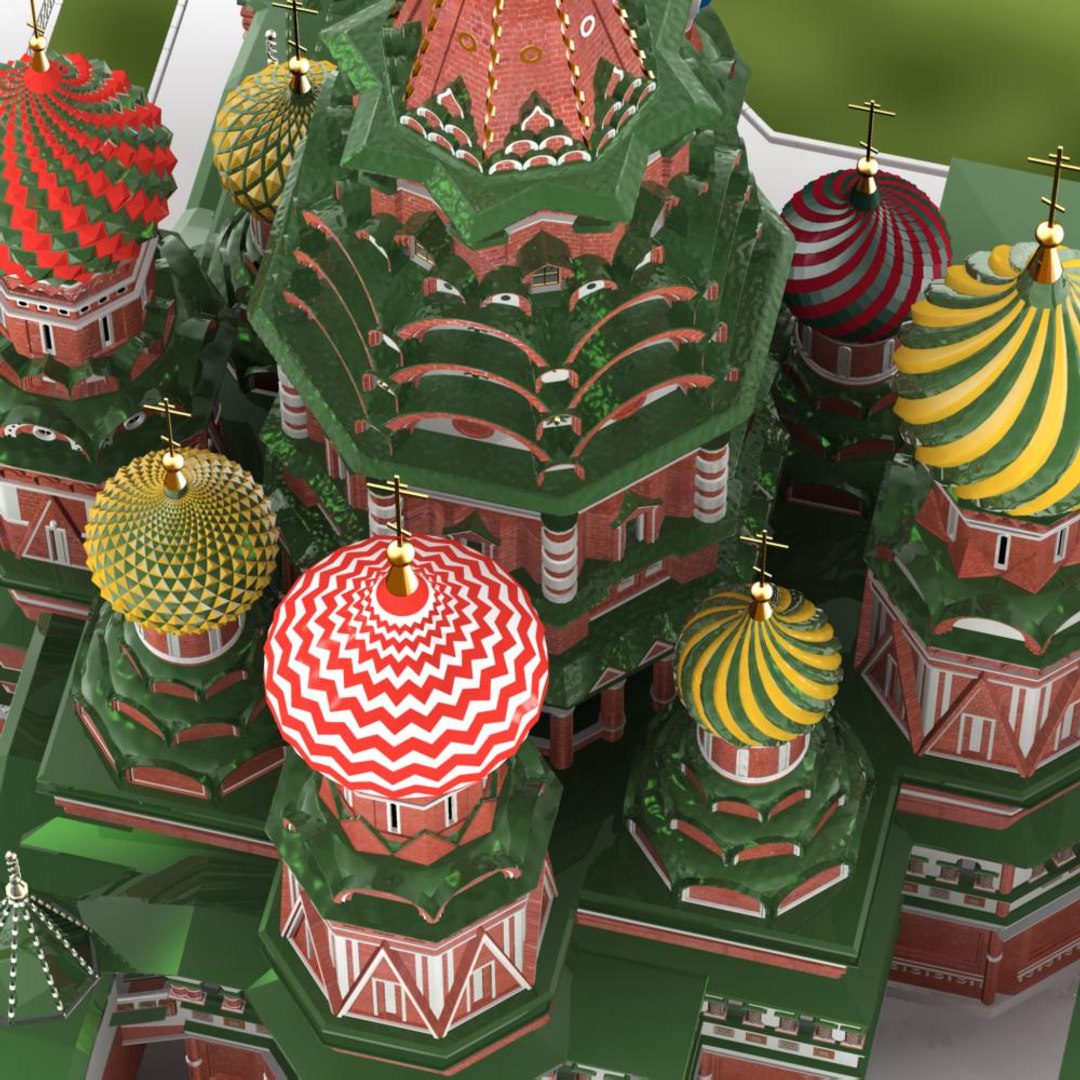 moscow st basil s cathedral 3d model