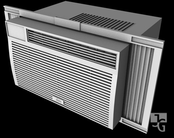 3d window air conditioner model