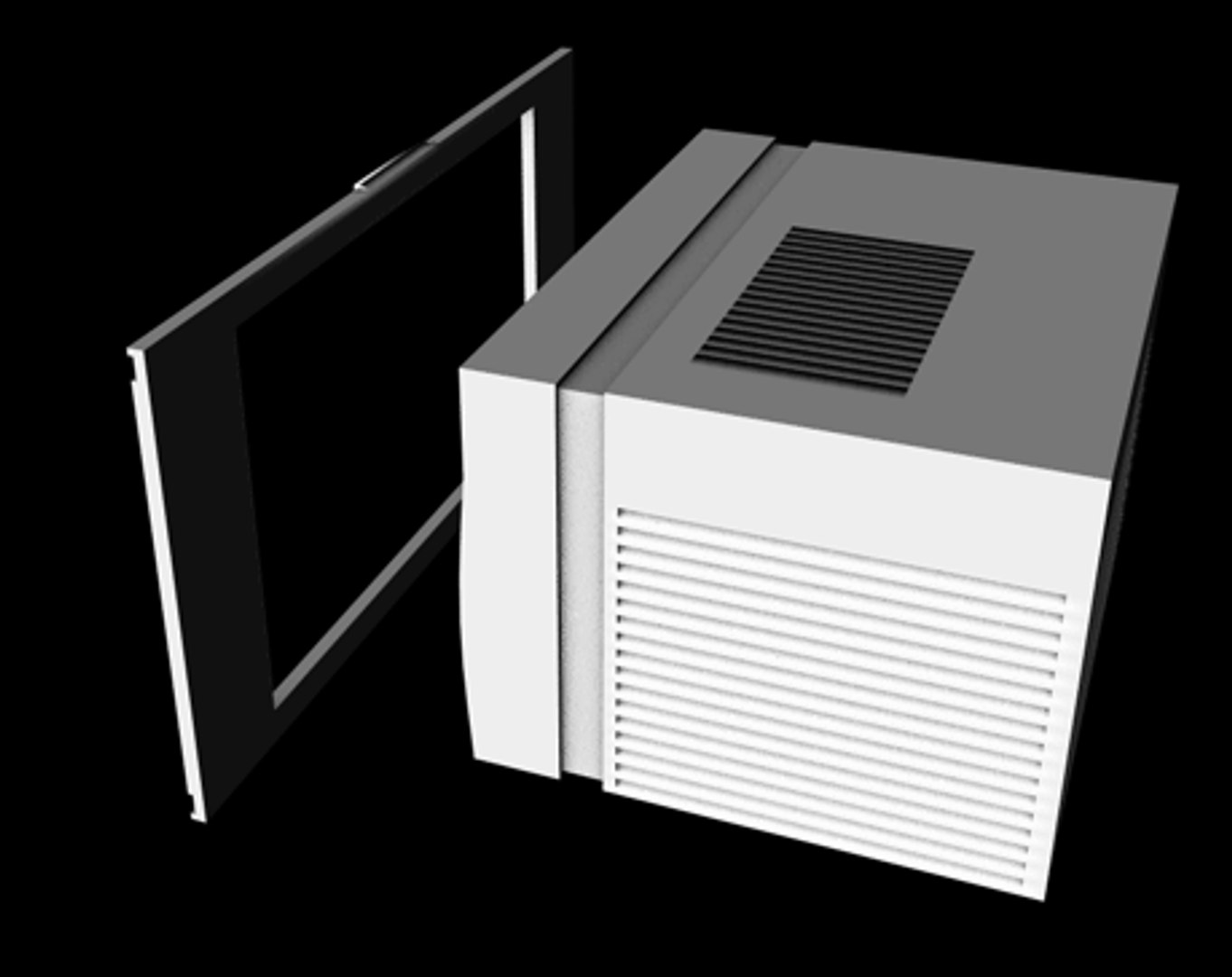 3d Window Air Conditioner Model