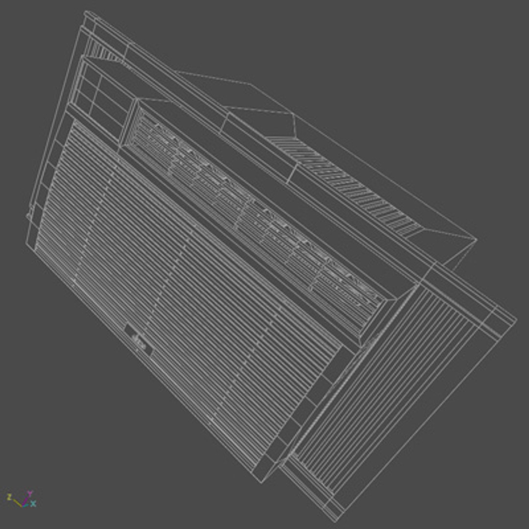 3d Window Air Conditioner Model