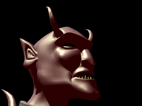 devil evil 3d model