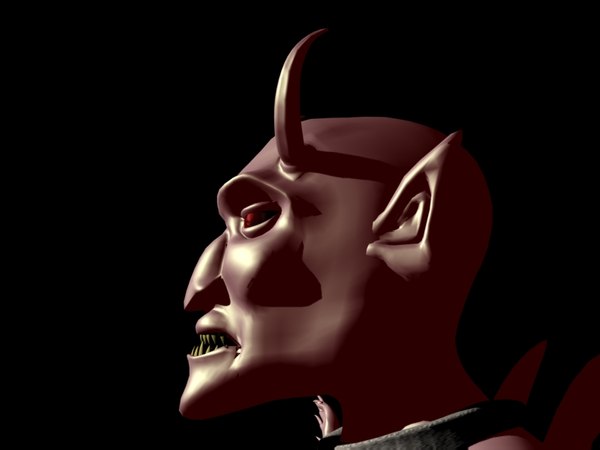 devil evil 3d model