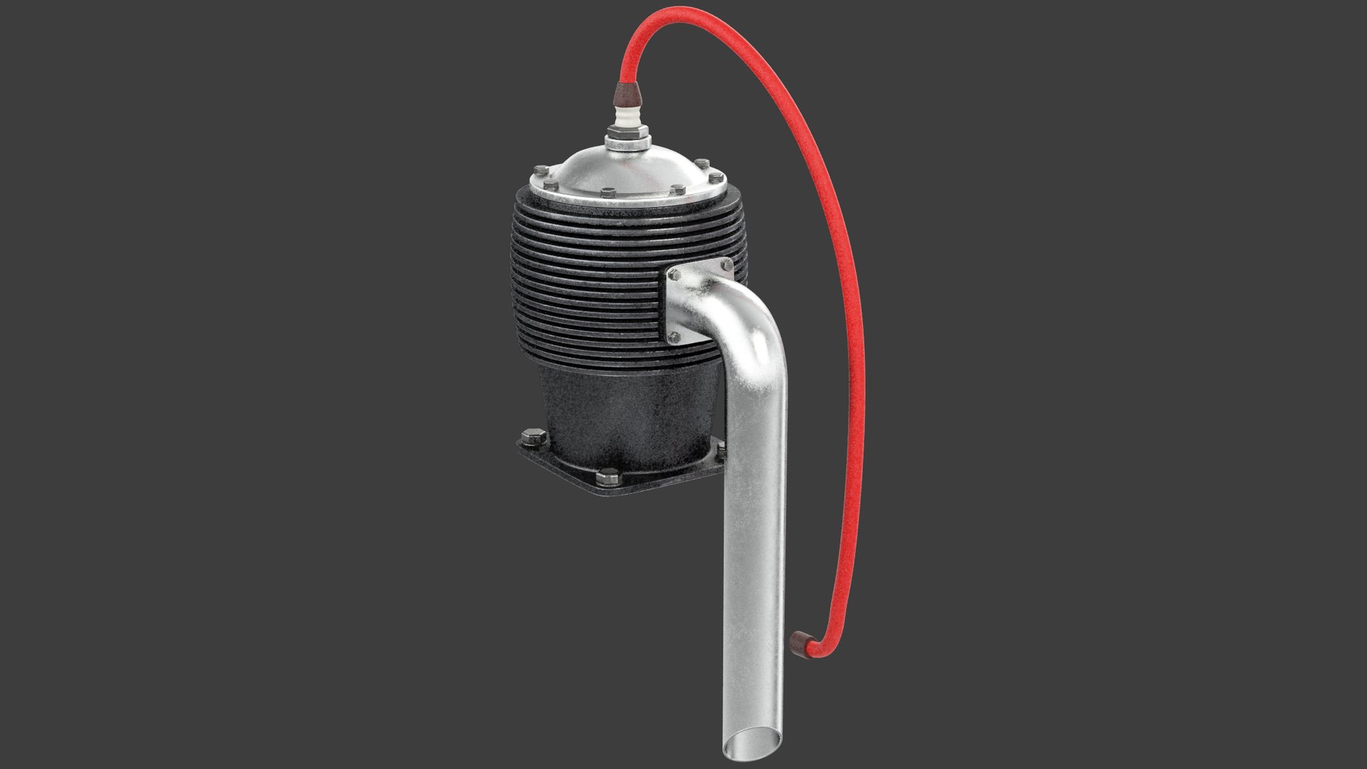 3D Motorcycle Engine Cylinder V1 model - TurboSquid 1860072