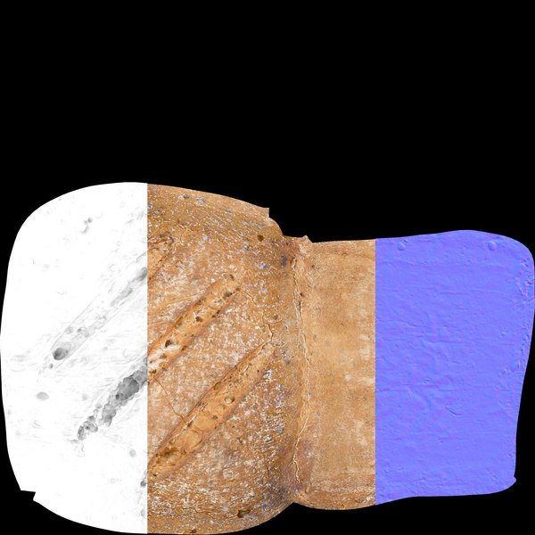 3D bread scan model - TurboSquid 1713397
