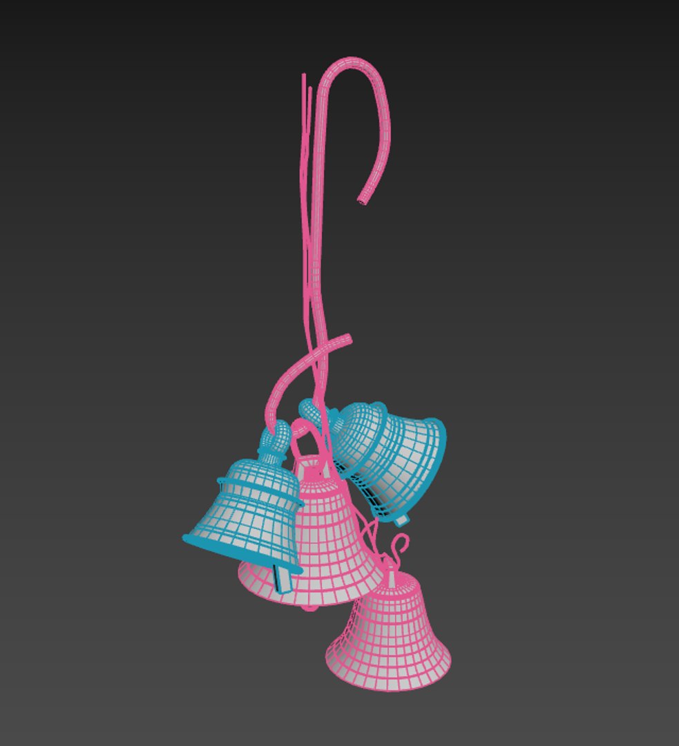 3D Temple Bells Model - TurboSquid 1781356