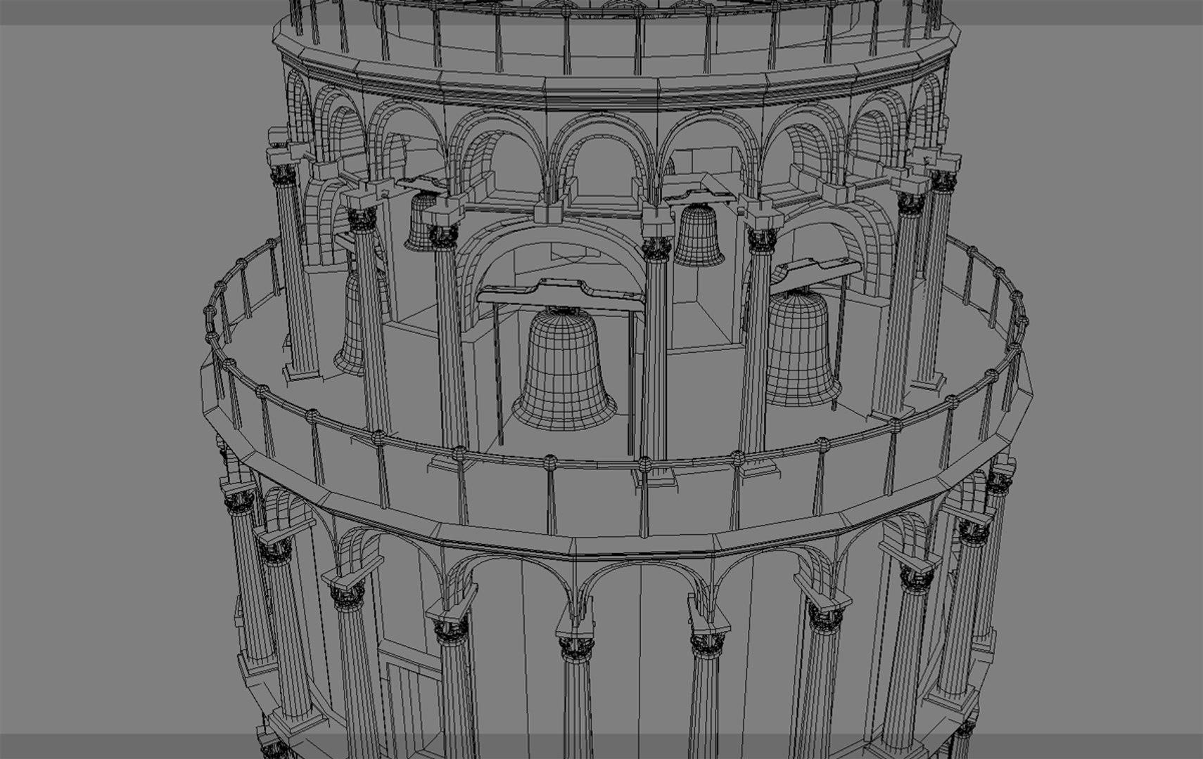 3d Model Leaning Tower Pisa