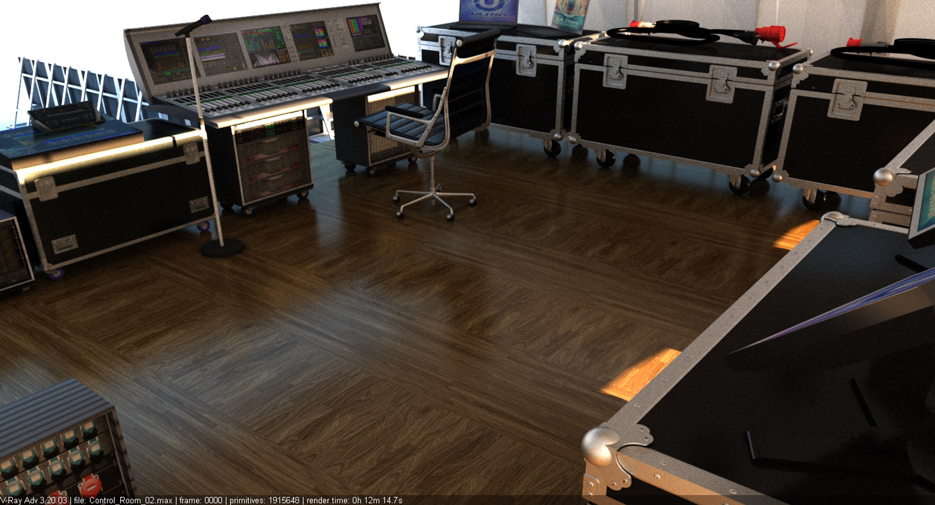 Umf-stage Control Room Vi 3D Model - TurboSquid 1149806