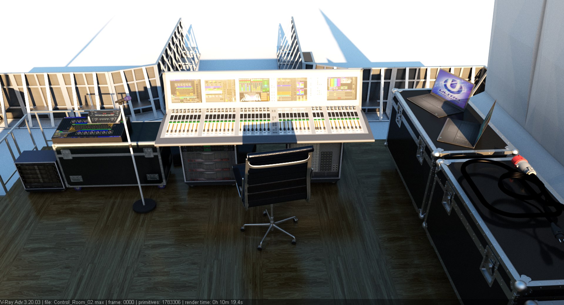 Umf-stage Control Room Vi 3D Model - TurboSquid 1149806
