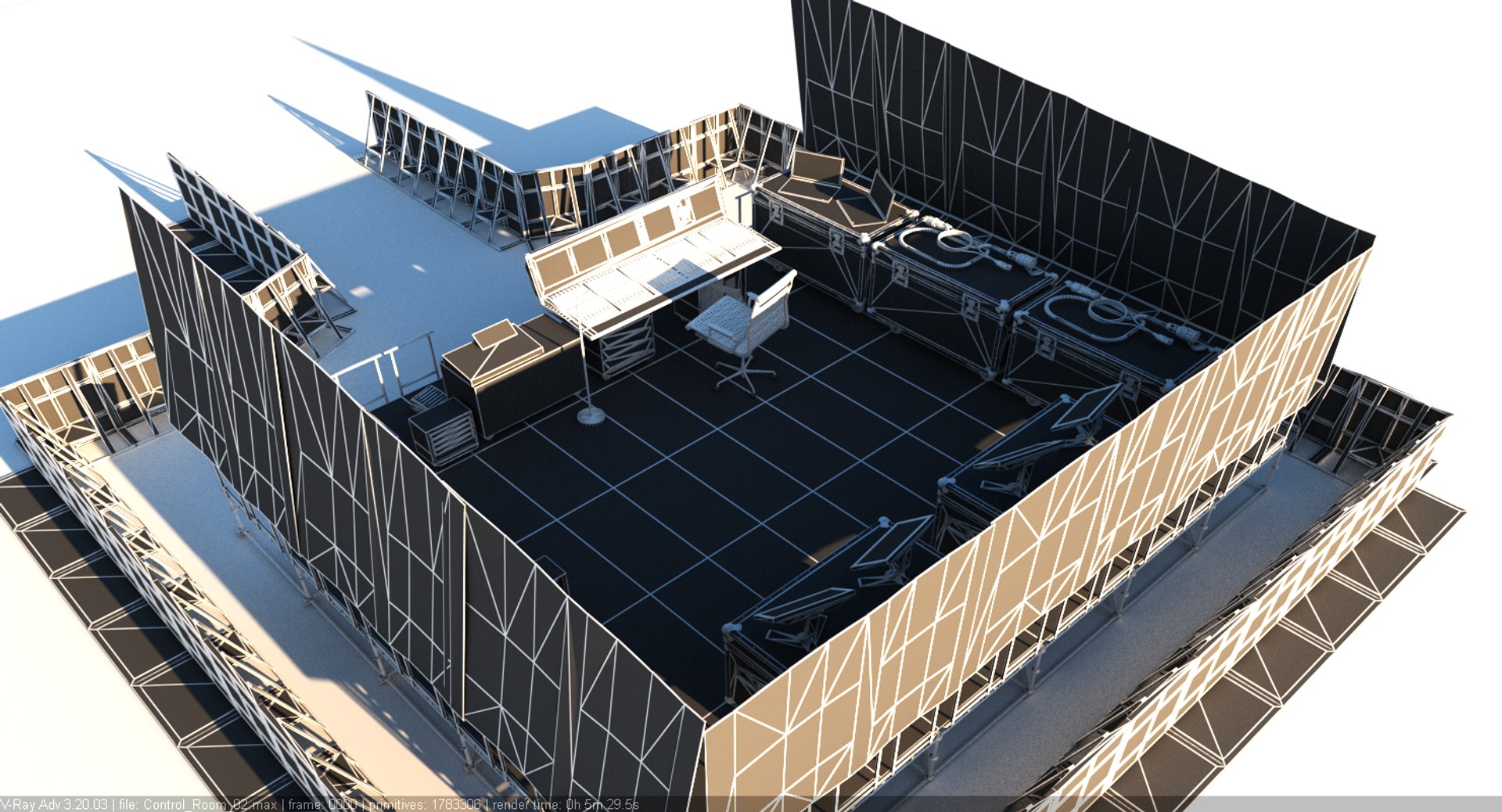 Umf-stage Control Room Vi 3D Model - TurboSquid 1149806