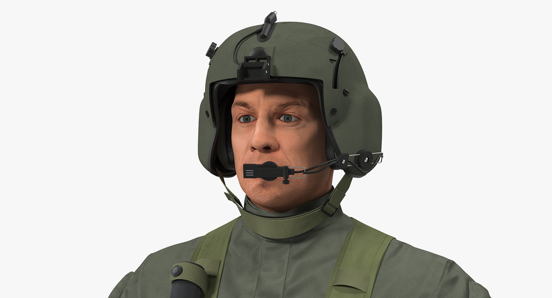 3D helicopter pilot rigged model - TurboSquid 1424490