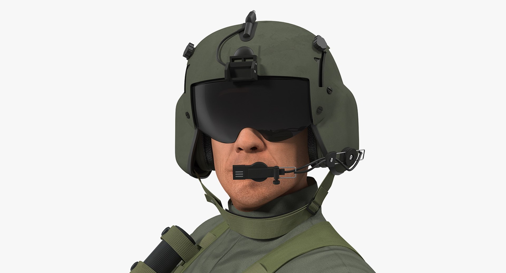 3D helicopter pilot rigged model - TurboSquid 1424490