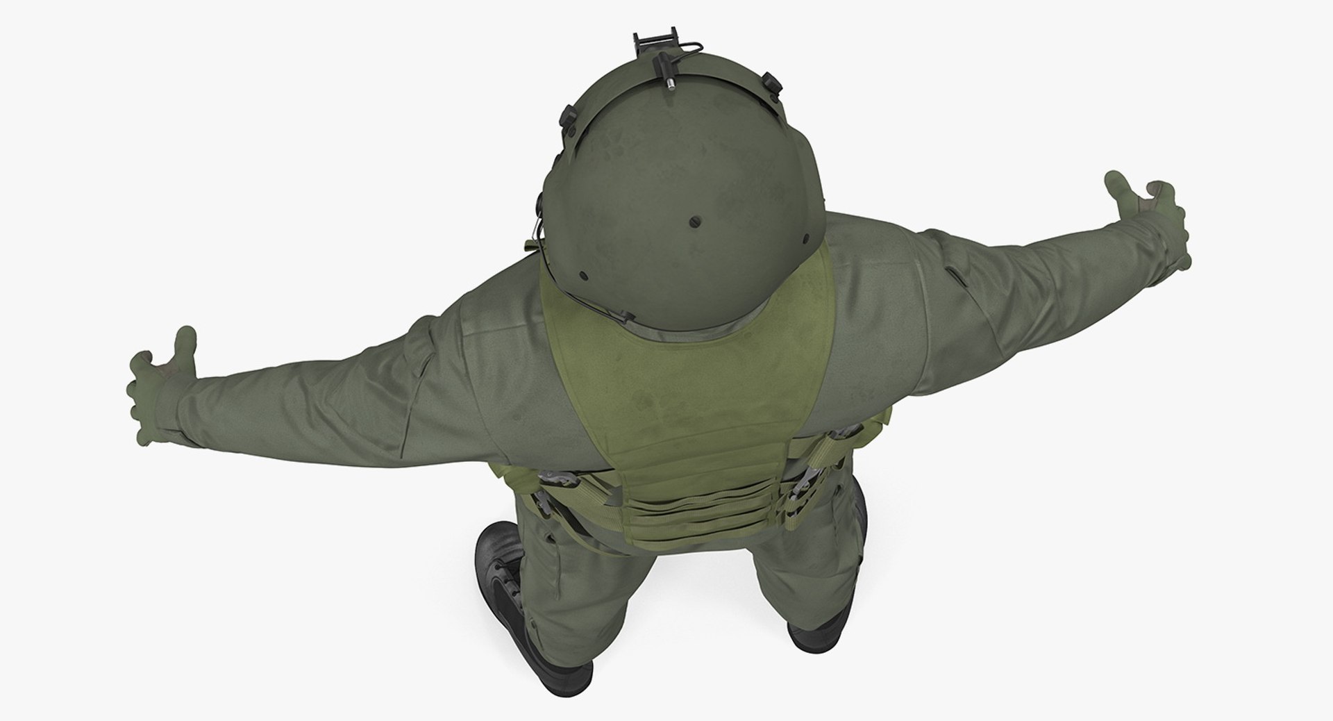 3D helicopter pilot rigged model - TurboSquid 1424490