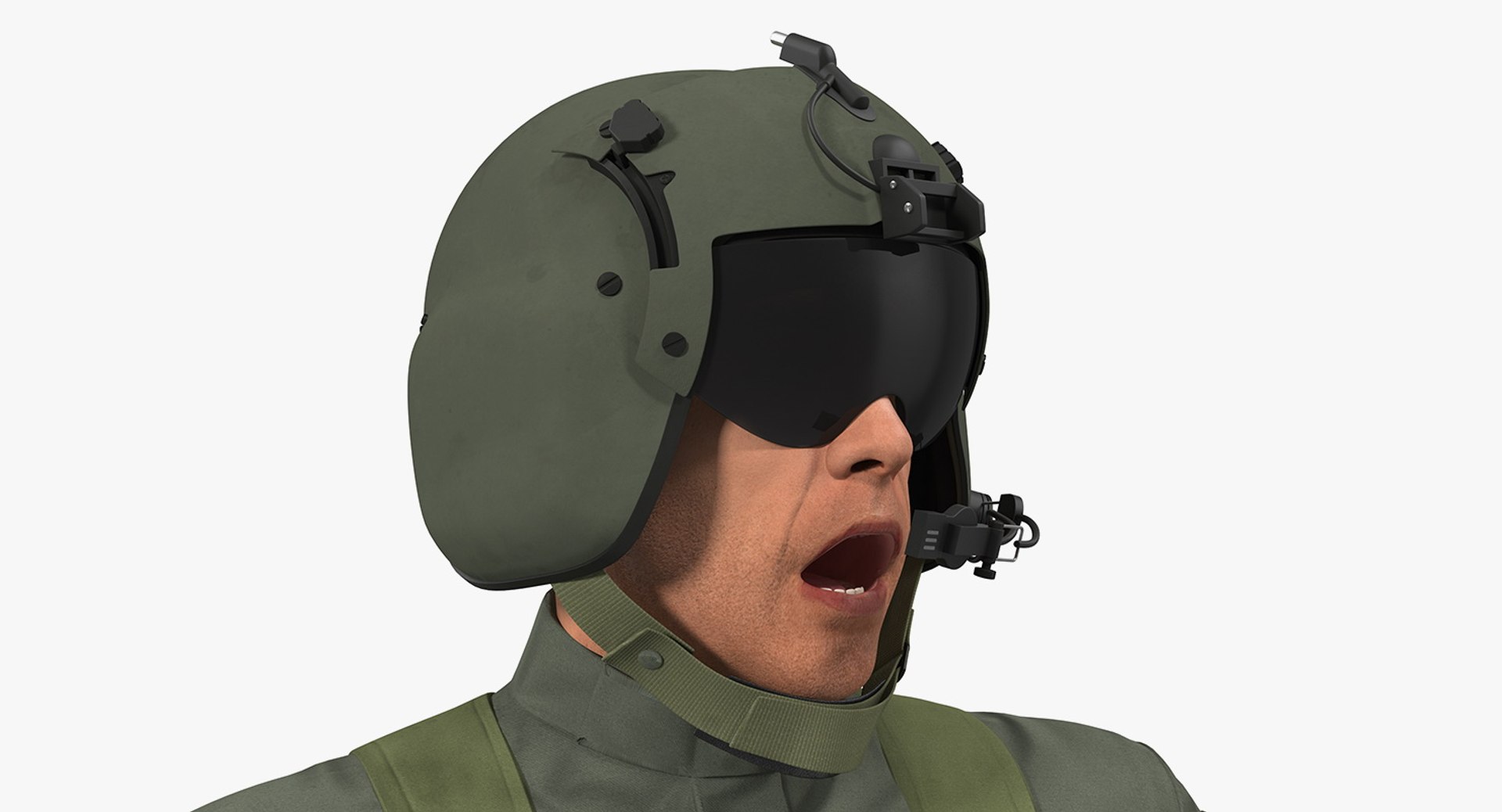 3D helicopter pilot rigged model - TurboSquid 1424490